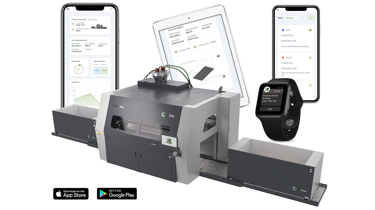 ExOne | ExOne Launches New Scout App to Monitor Industrial 3D Printers